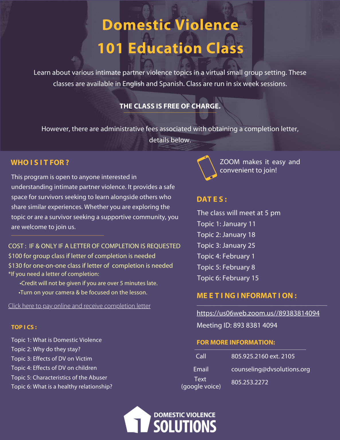 Get Involved - Domestic Violence Solutions